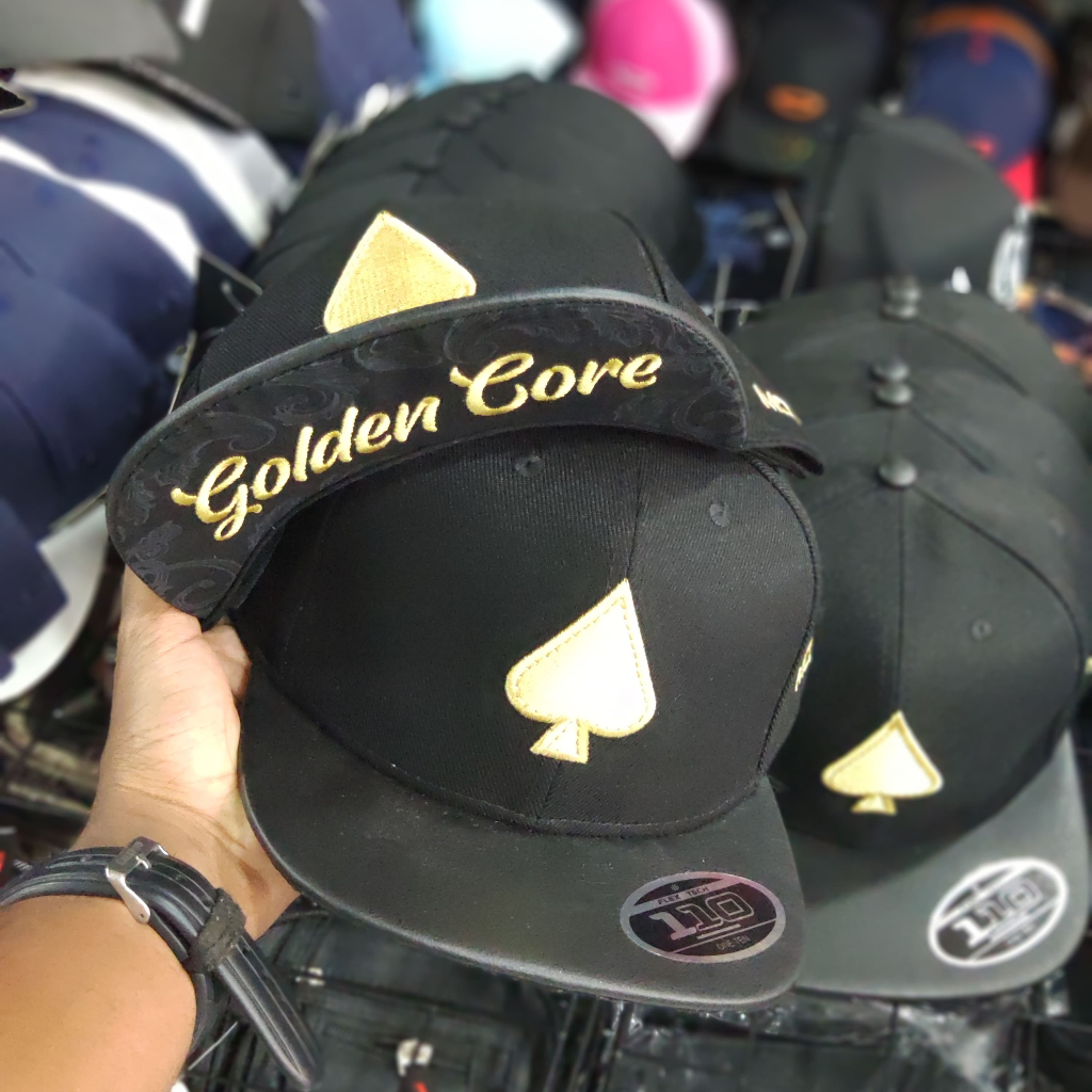 Bone MCD Preto Aba Reta / Boné Masculino Preto De Fitao Golden Core ...