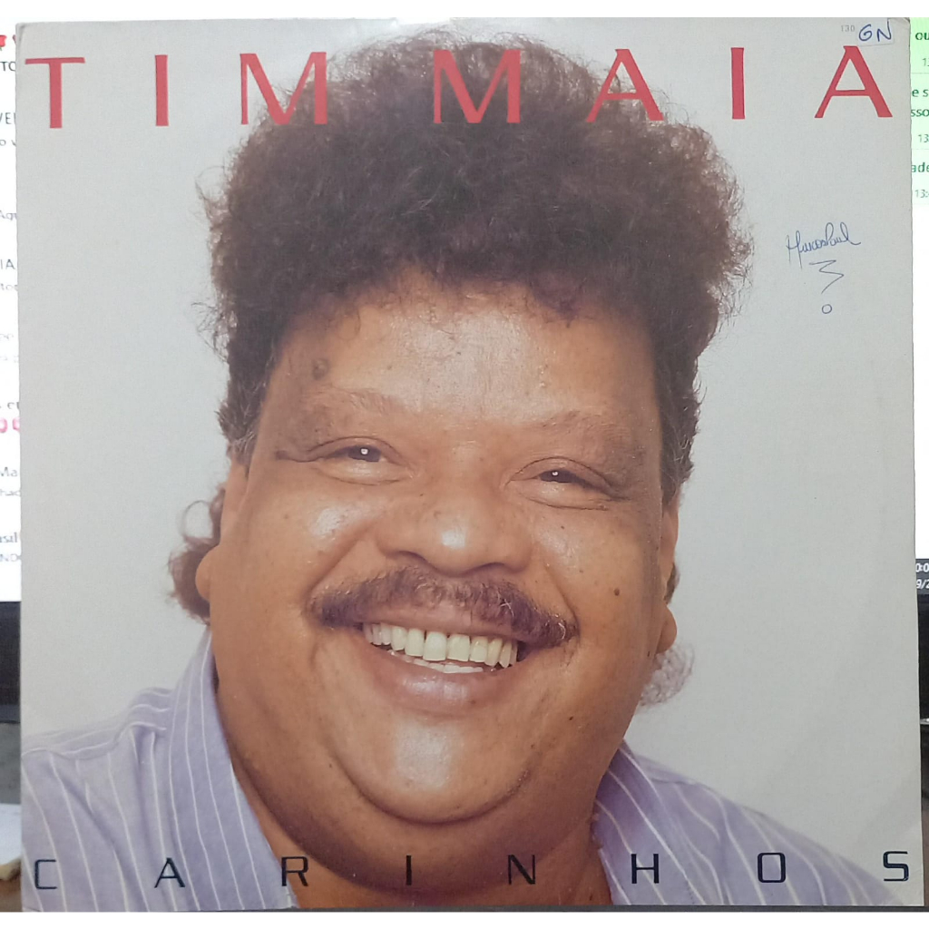 Disco de Vinil LP Tim Maia Carinhos | Shopee Brasil