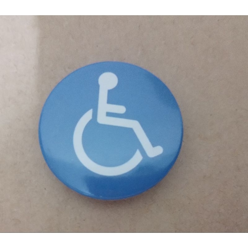 5 bottons broches símbolo cadeirante pcd acessibilidade | Shopee Brasil