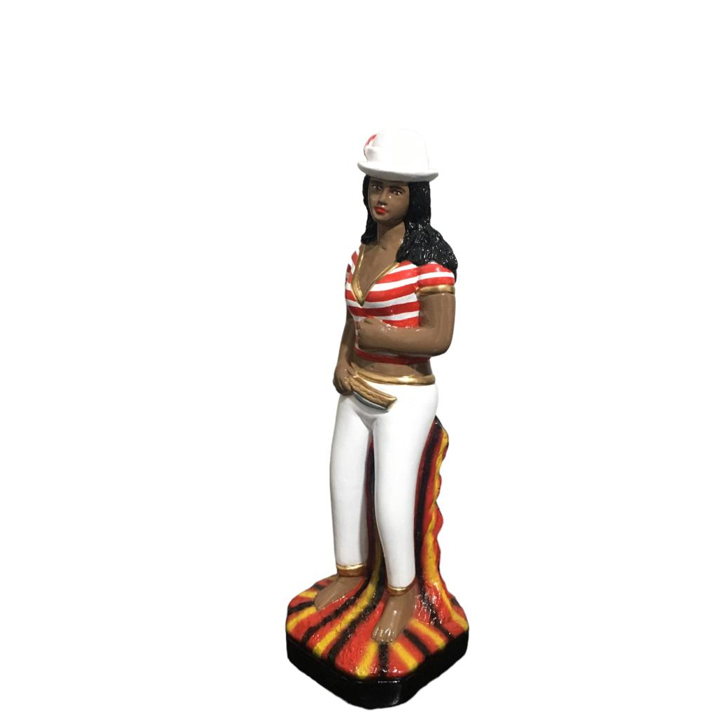 Pomba Gira Maria Navalha com 23 cm de altura | Shopee Brasil