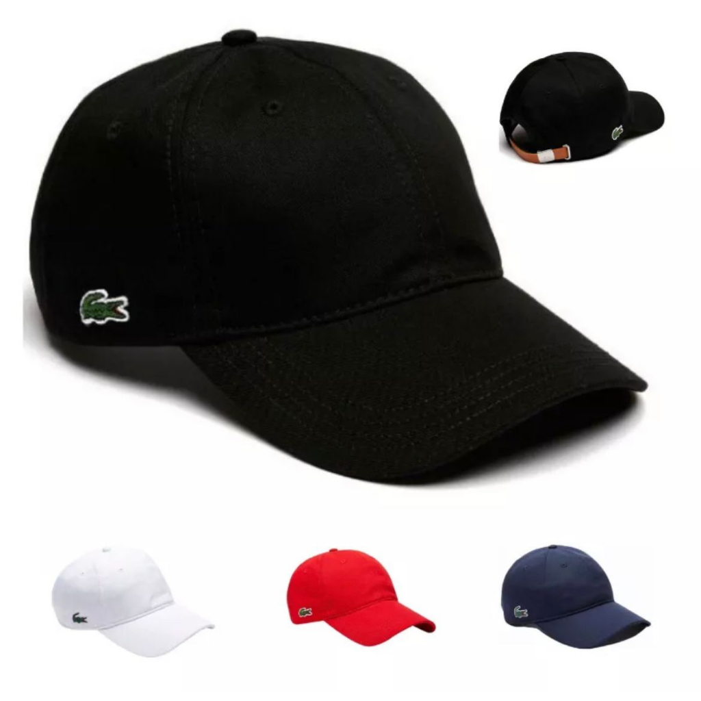 Boné mini croc lala sport premium jacaré de lado liso preto branco ...