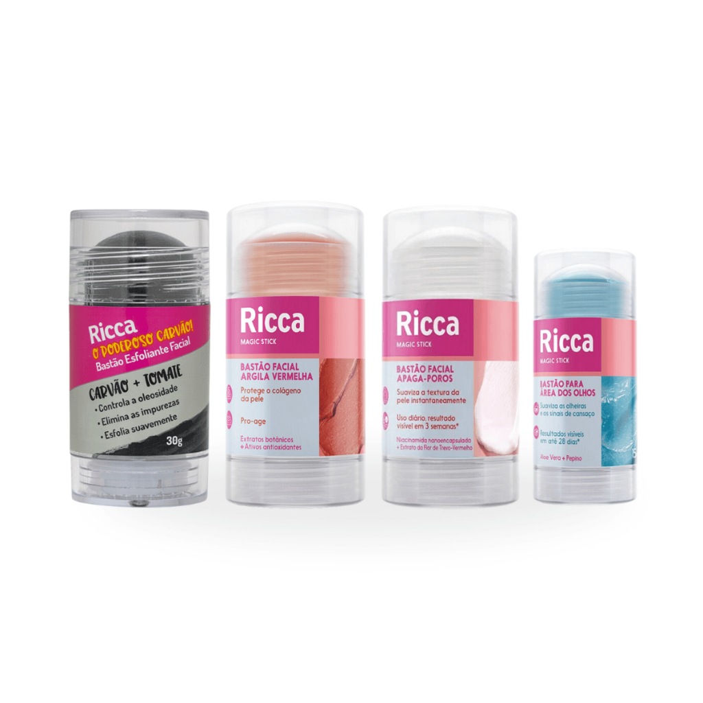 Bastão Facial Skincare - Ricca / WX Beleza | Shopee Brasil