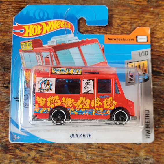 Hot Wheels - Quick Bite "Food Truck" Vermelho - HW Metro 2019 (Lacrado) - Main Line 1:64 ...