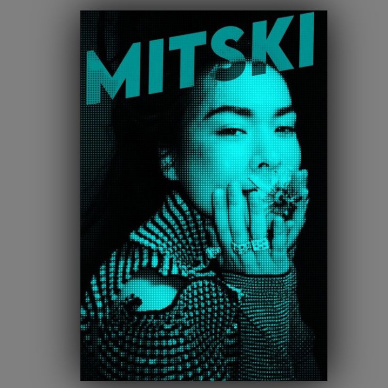 Poster Mitski 42x30cm Tamanho Grande Cantora Indie Pop alternative ...