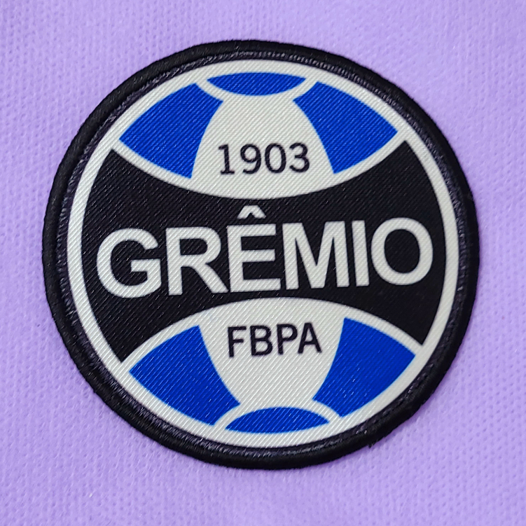 patch escudo do grêmio bordado termocolante ou velcro | Shopee Brasil