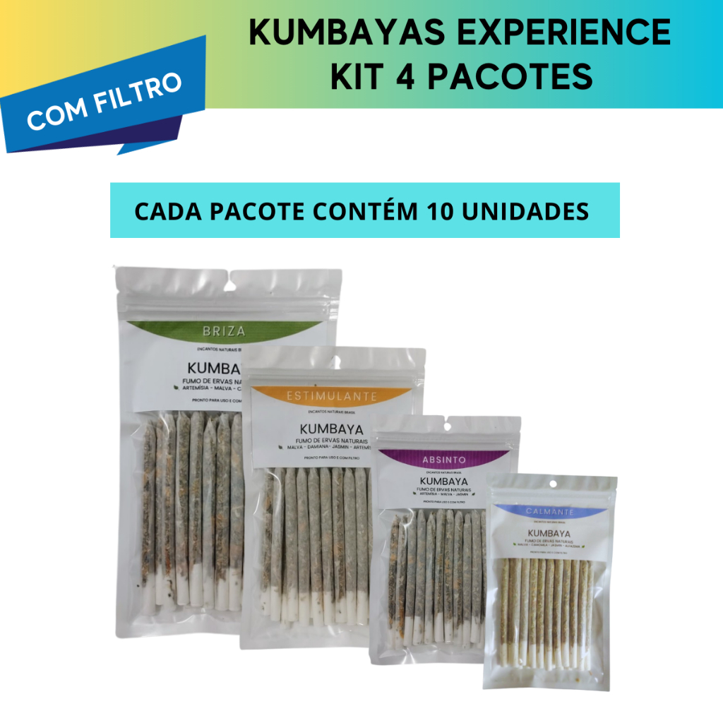 Kumbaya Experience Produto Natural com Ervas Medicinais com FIltro ...