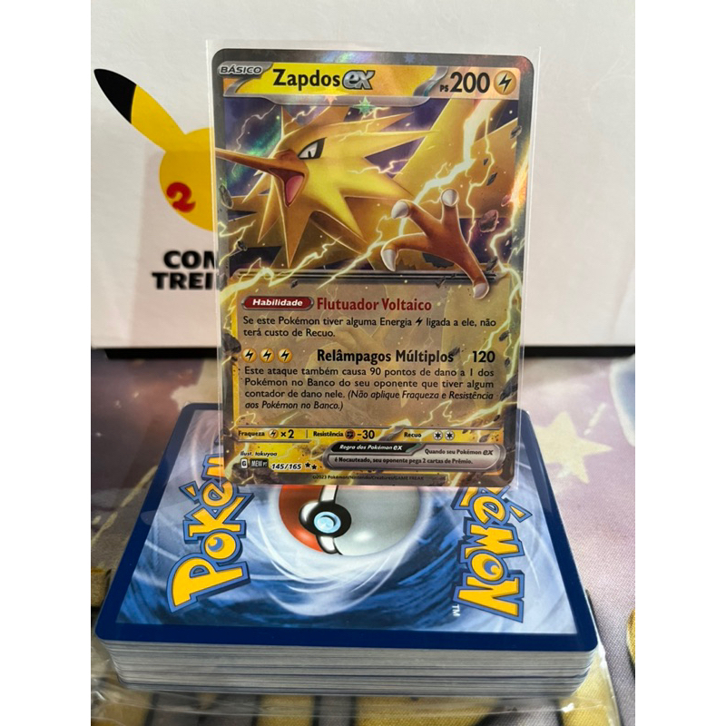 Deck Pokémon Raio c/ Zapdos EX | Shopee Brasil