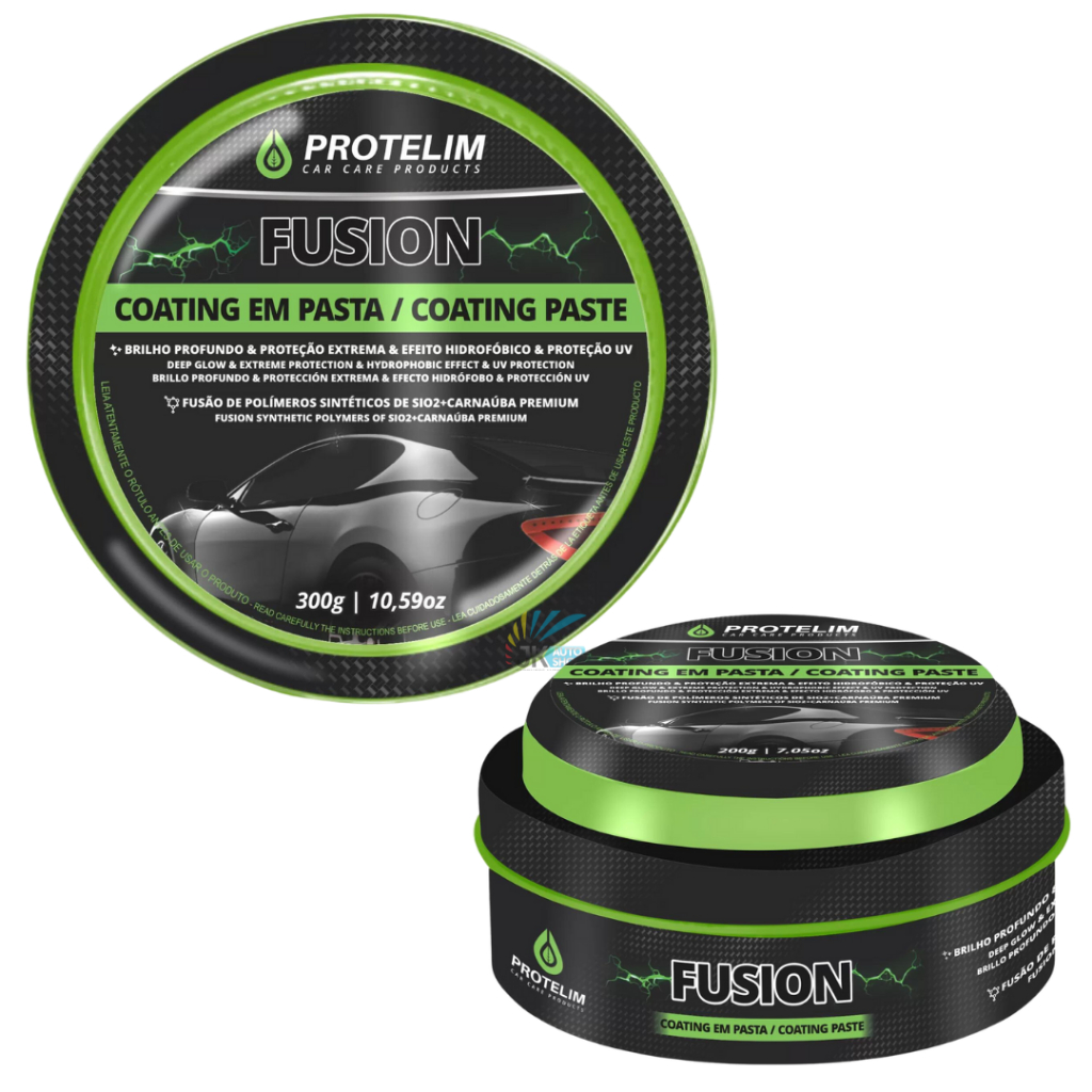 Cera Fusion Coating Premium em Pasta Carnaúba Protelim 300g | Shopee Brasil