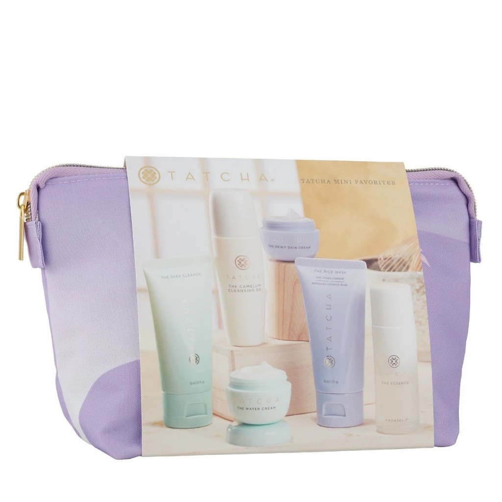 Tatcha Mini Favorites Set Kit Miniaturas Tatcha Com Necessaire | Shopee ...