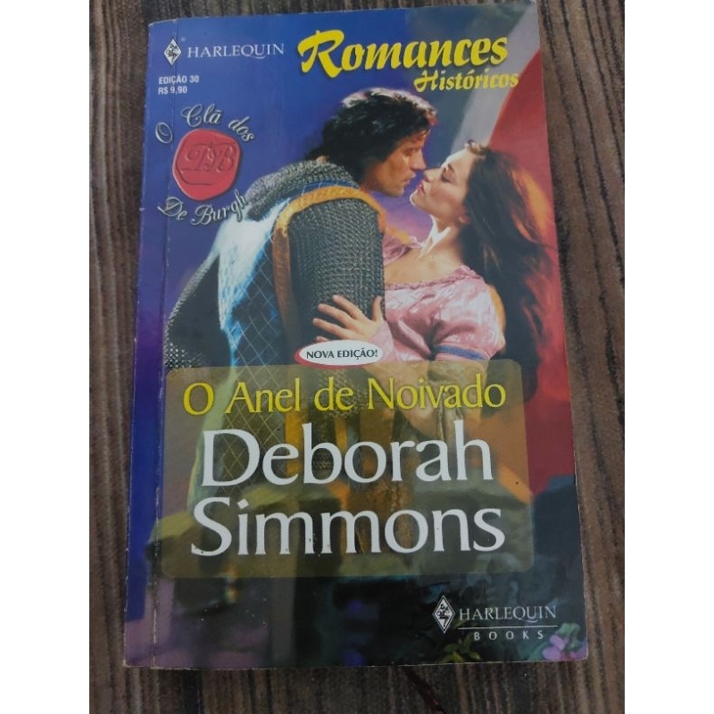 livro romance o anel de noivado deborah simmons | Shopee Brasil