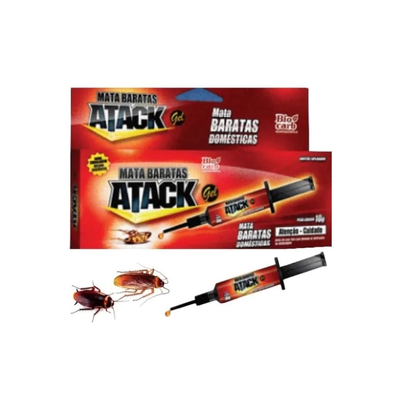 Baraticida Atack Gel 10g ( mata barata ) | Shopee Brasil