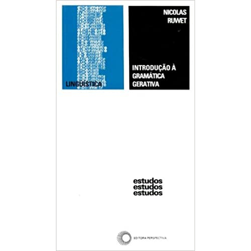 Introdução à Gramática Gerativa - Nicolas Ruwet | Shopee Brasil