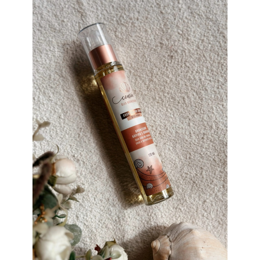Óleo Spray e Parafina Bronzeador Conxá, Hidratante Coporal e Maquiagem ...