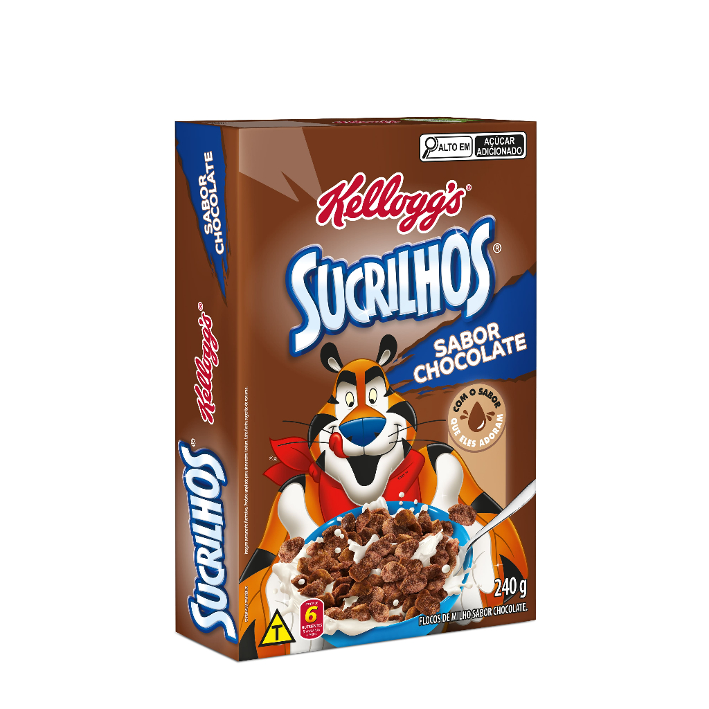 Cereal Matinal Sucrilhos Chocolate Kelloggs 240G | Shopee Brasil