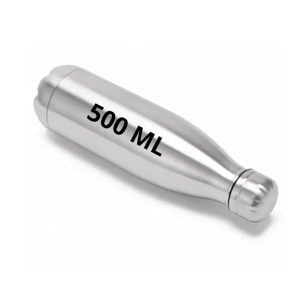 Garrafa de Água Inox boca larga Squeeze Liquidos Frios e Quentes ...