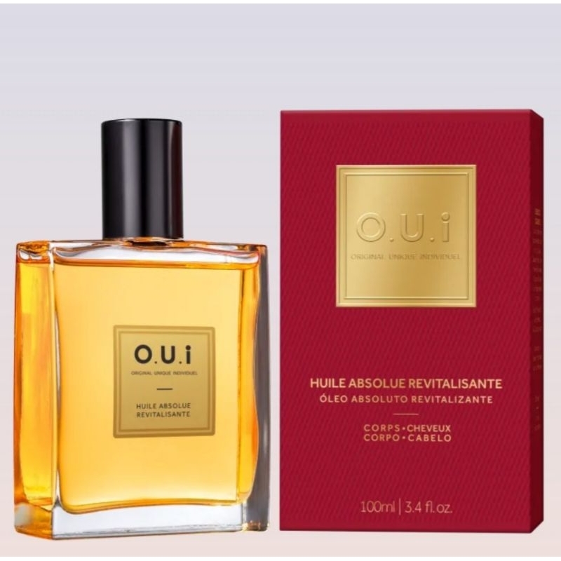 Óleo absoluto Revitalizante de OUI PARIS | Shopee Brasil