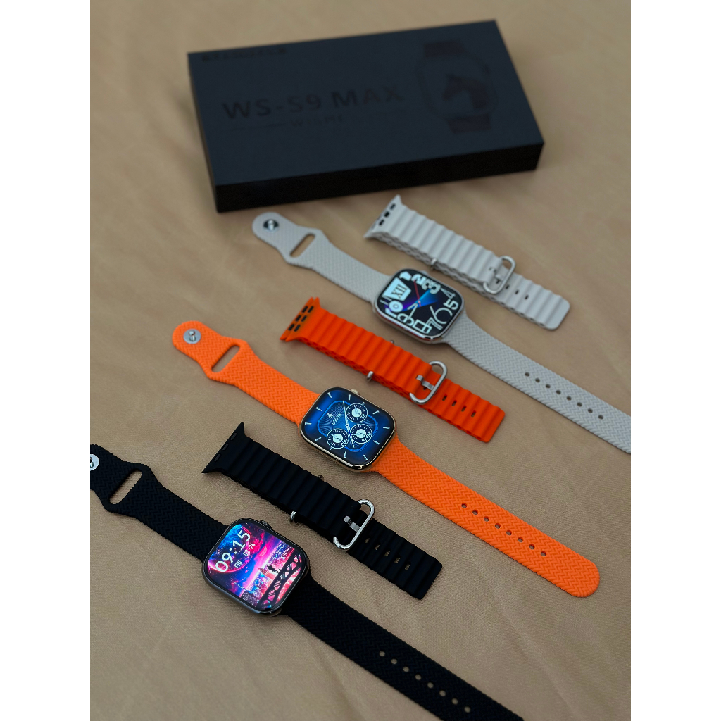 SmartWatch WS S9 Max Relogio Inteligente Tela HD Conecta ao Celular ...