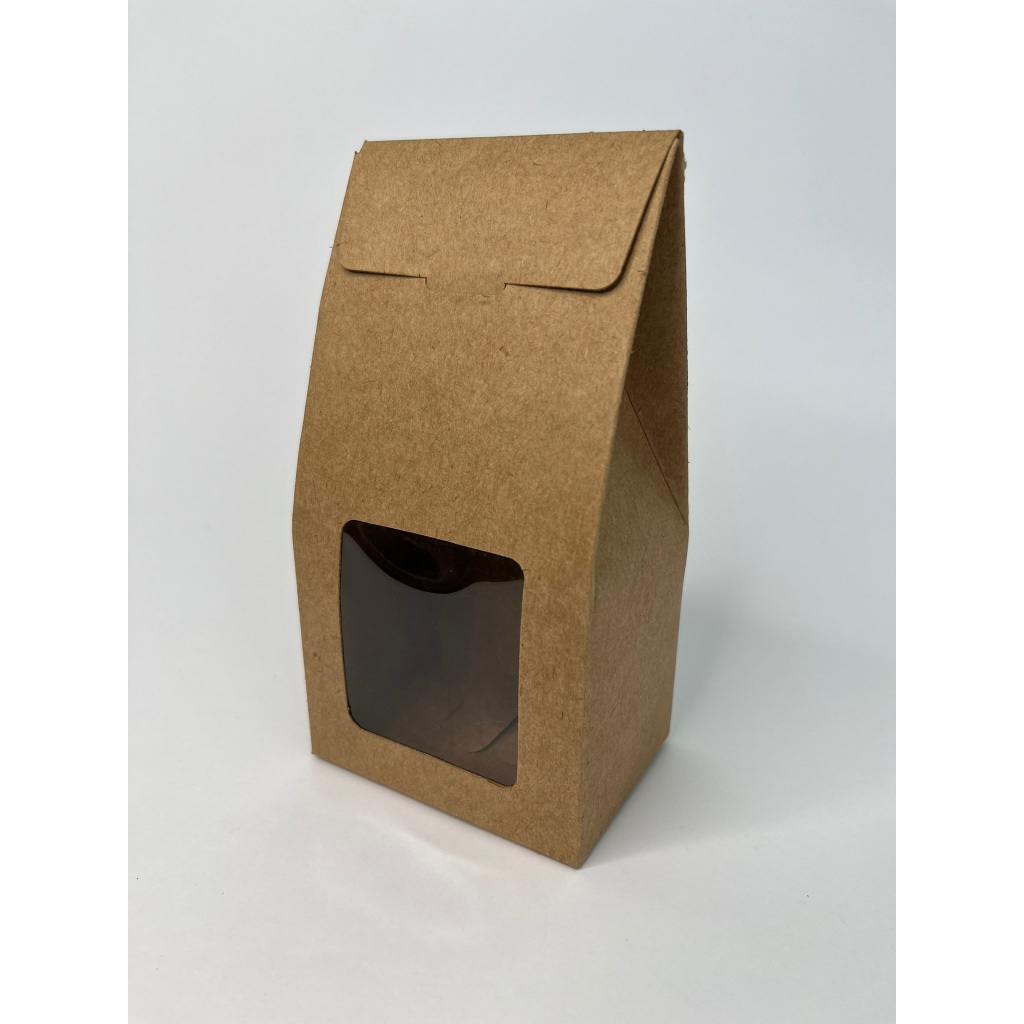 Embalagem caixa kraft com visor para biscoitos e lembrancinhas - 280 JM ...