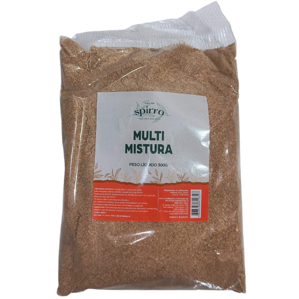 Multi Mistura 300g Spirro Produtos Naturais - Auxilia no Ganho de Peso ...