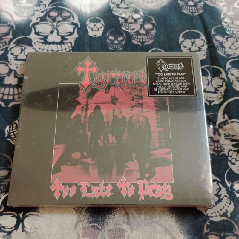 CD TYRANT - TOO LATE TO PRAY (LACRADO) | Shopee Brasil