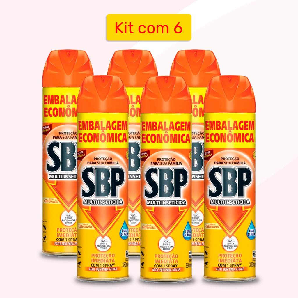 KIT PROMOCIONAL Inseticida SBP Proteção 12 Horas Elimina Mosquito ...
