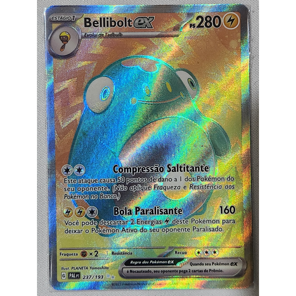 Carta Pokemon Bellibolt ex (237/193) PAL | Shopee Brasil