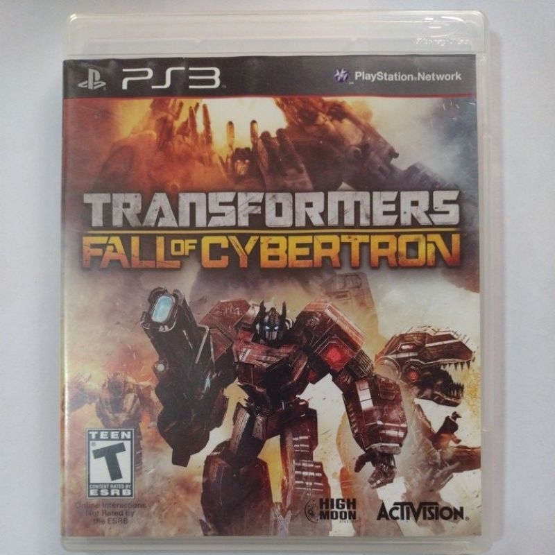 JOGO TRANSFORMERS- FALL OF CYBERTRON - PS3 - MÍDIA FÍSICA - ORIGINAL ...