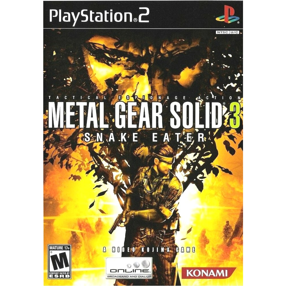 Metal Gear Solid 3 Snake Eater - Ps2 Jogo PlayStation 2 Game – (patch ...