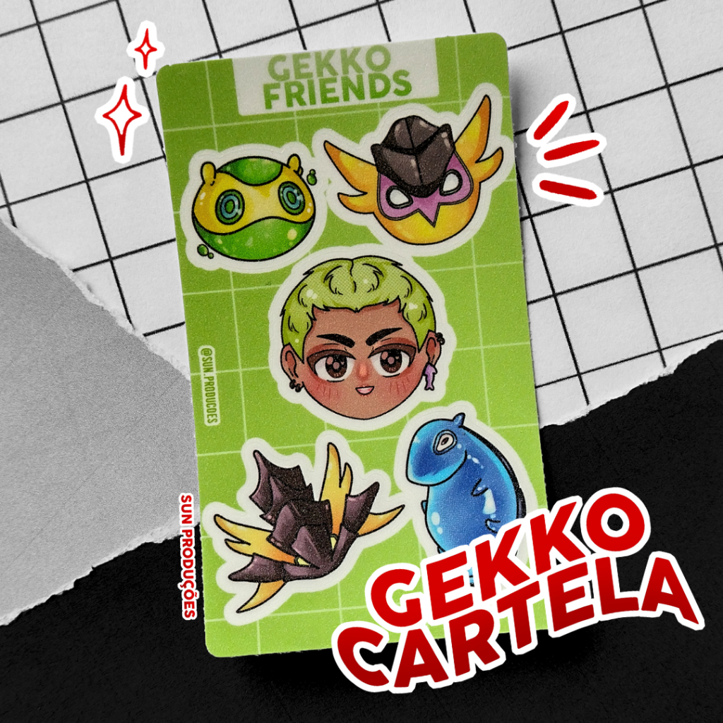 Mini Cartela Valorant Gekko | Shopee Brasil