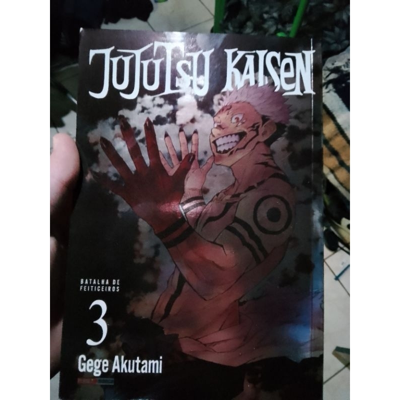 mangá jujutsu kaisen volume 3 (capa variante) | Shopee Brasil