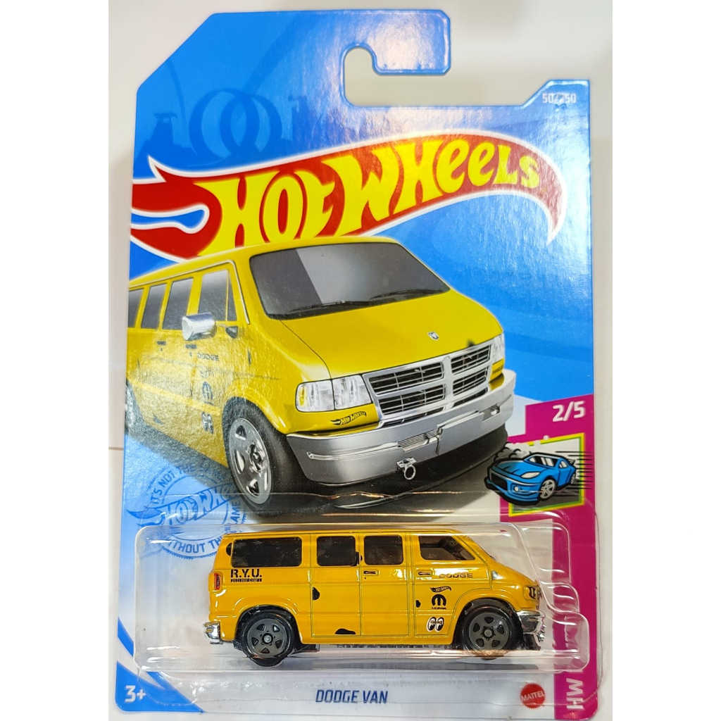 HOT WHEELS - Dodge Van Amarelo - HW DRIFT MATTEL | Shopee Brasil