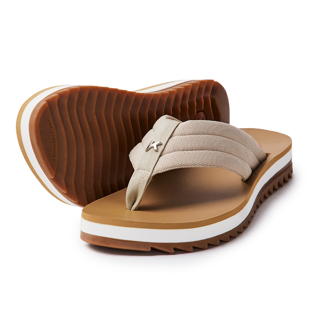 Sandalia Chinelo Kenner Kyra Confy Original Feminino Bege | Shopee Brasil