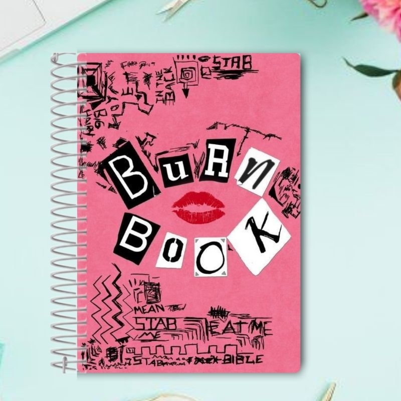 Caderno Burn Book A5 - Meninas Malvadas - Capa dura | Shopee Brasil