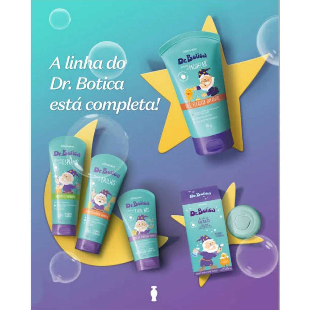 Linha Infantil Dr. Botica O Boticário - Shampoo, Condicionador, Creme ...