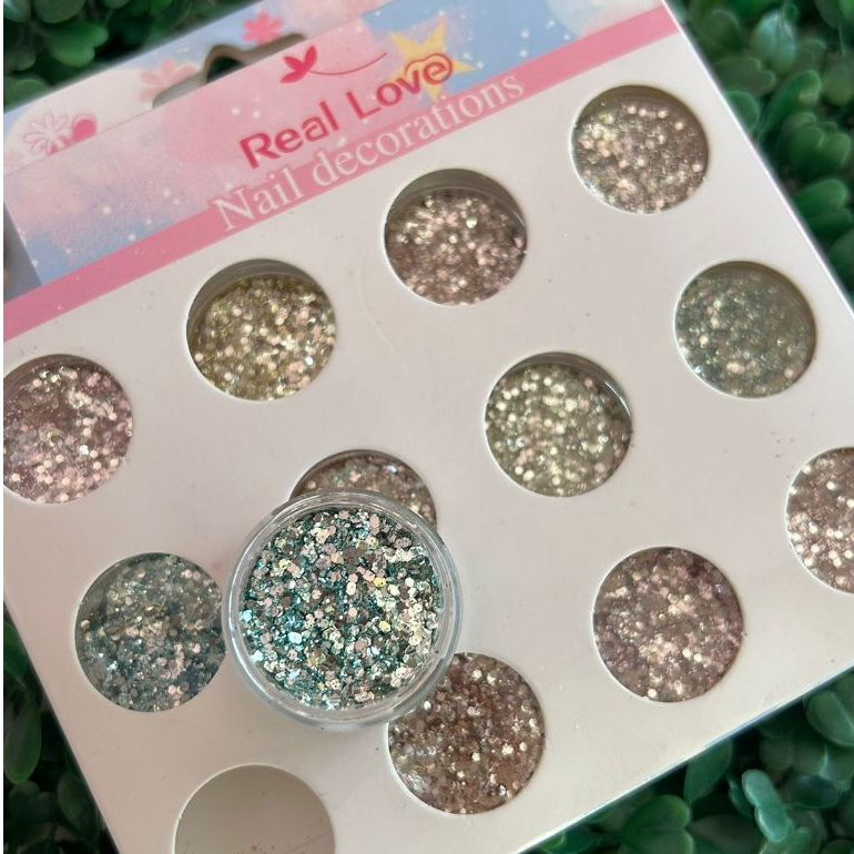 Caixa Glitter Real Love | Shopee Brasil
