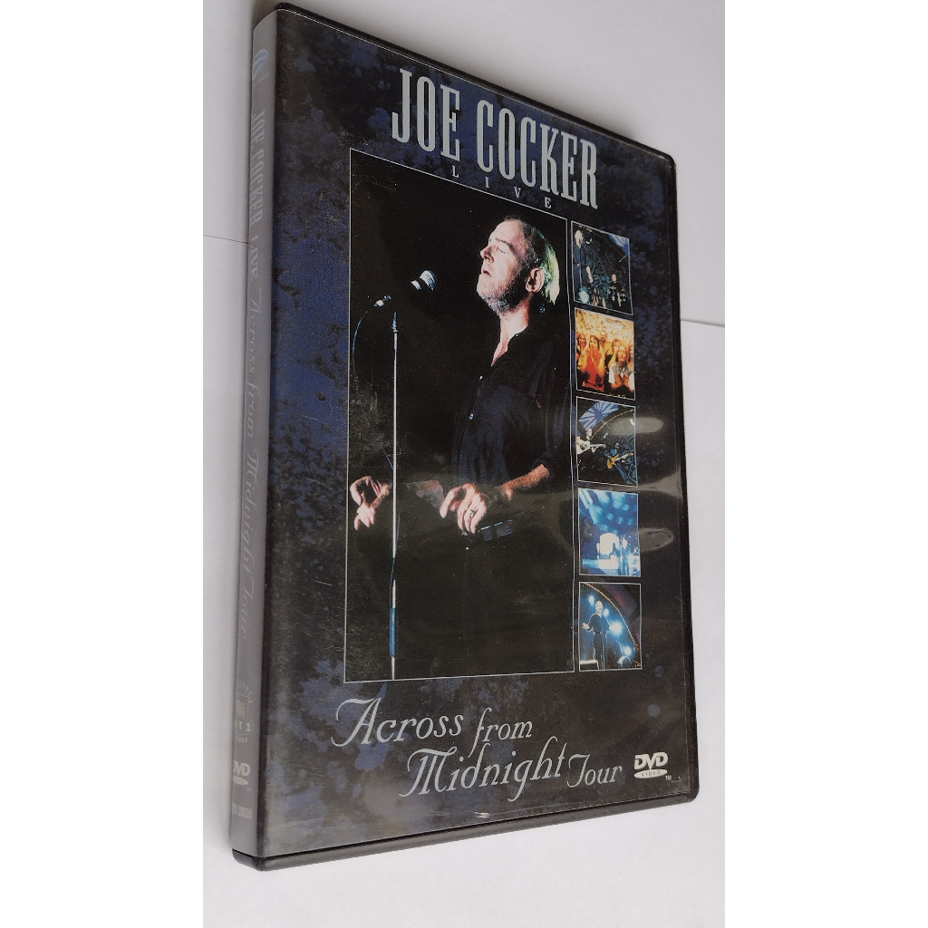Dvd Joe Cocker : Across From Midnight (excelente estado de conservação ...