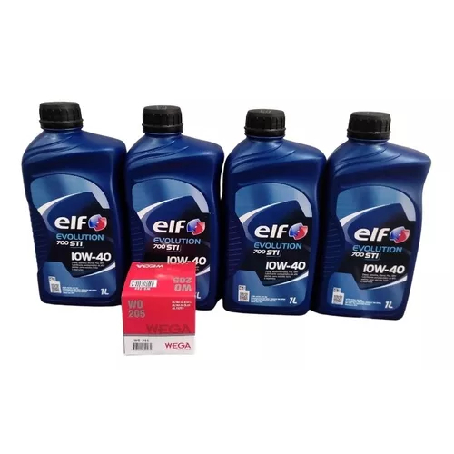 Kit Troca De Óleo * Elf 10w40 API SN Original Renault 1.0 Clio Sandero Logan 16 Válvulas 2005 á ...