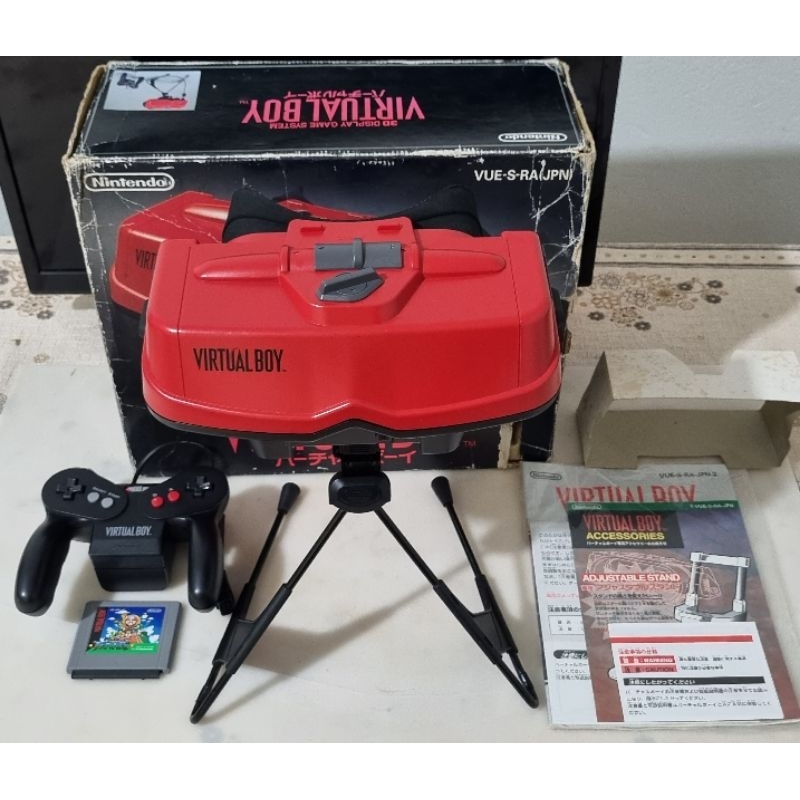 Game Virtual Boy Nintendo Completo Na Caixa Com Manuais + 1 Jogo ...