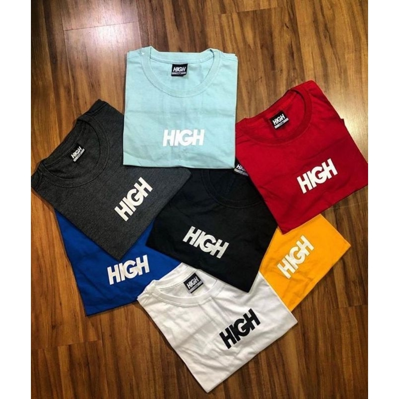 Camiseta H!GH Básica | Shopee Brasil
