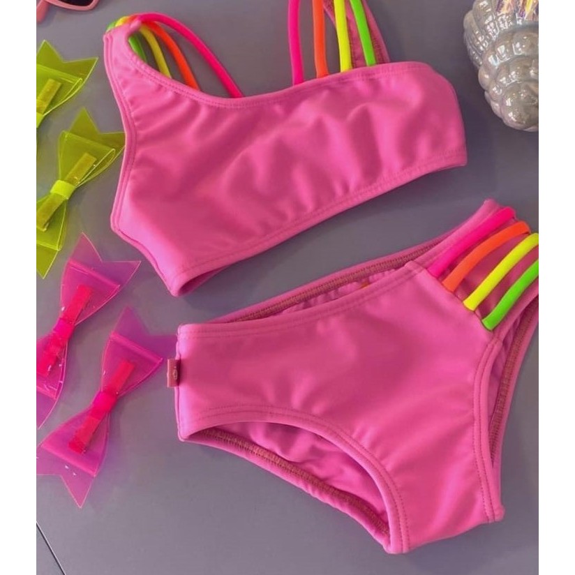 Biquini Infantil Feminino Suplex Moda Bloguerinha Verão Modelo Novo ...