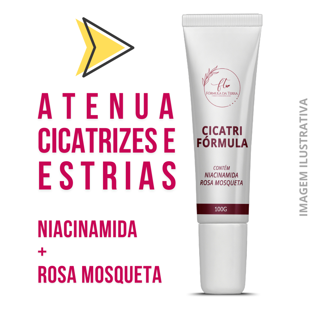 CicatriFórmula - Frasco com 100g - Atenua cicatrizes e estrias | Shopee ...