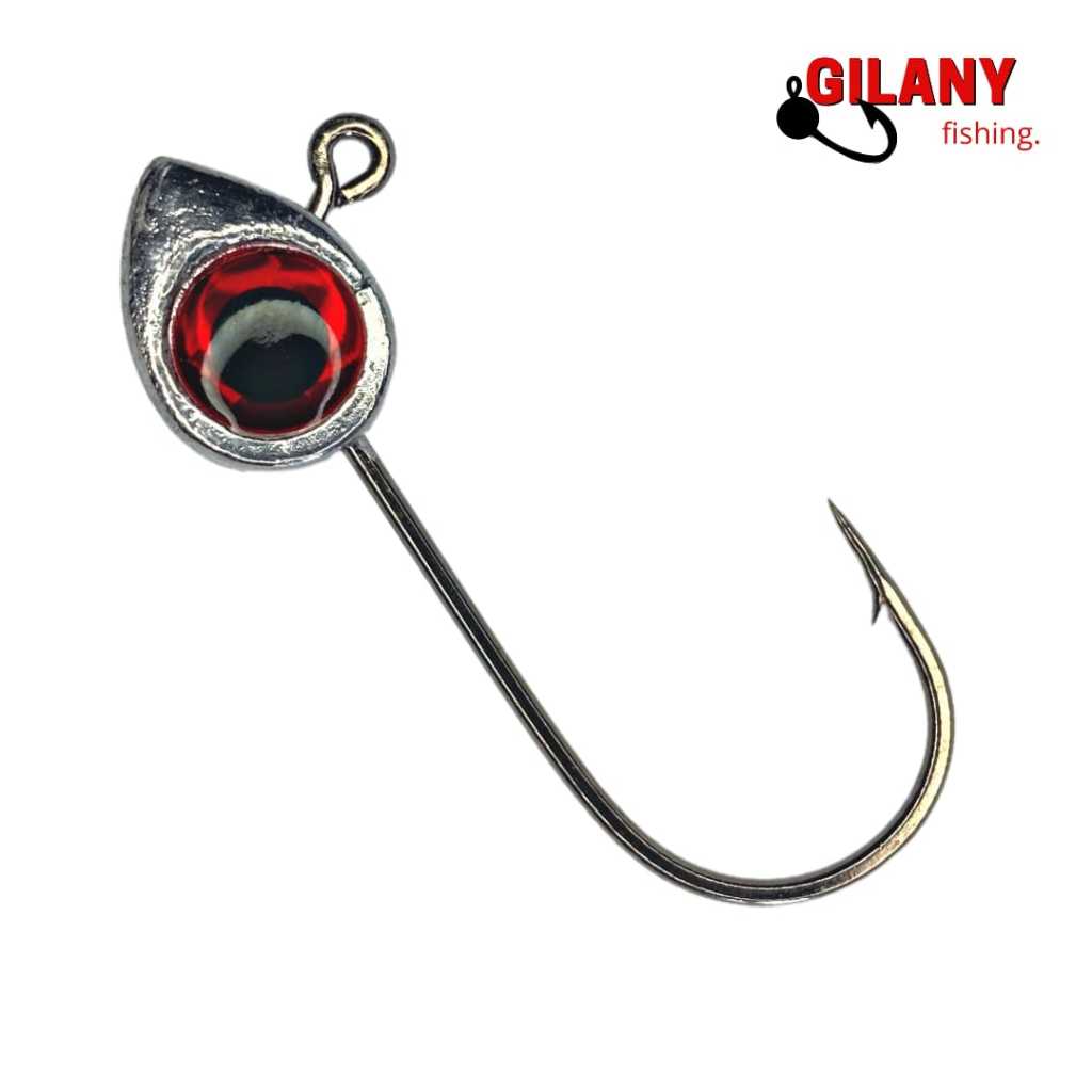 Kit 5 Jig Head Lizard Black Nickel - Gilany Fishing Robalo Tucunaré ...