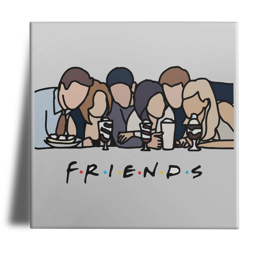 Quadro FRIENDS - Azulejo Decorativo | Shopee Brasil