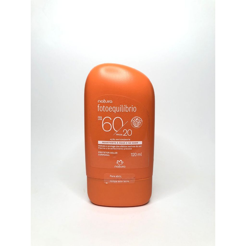 Protetor Solar Fotoequilíbrio FPS 60/20 - 120G - Corporal - Natura ...