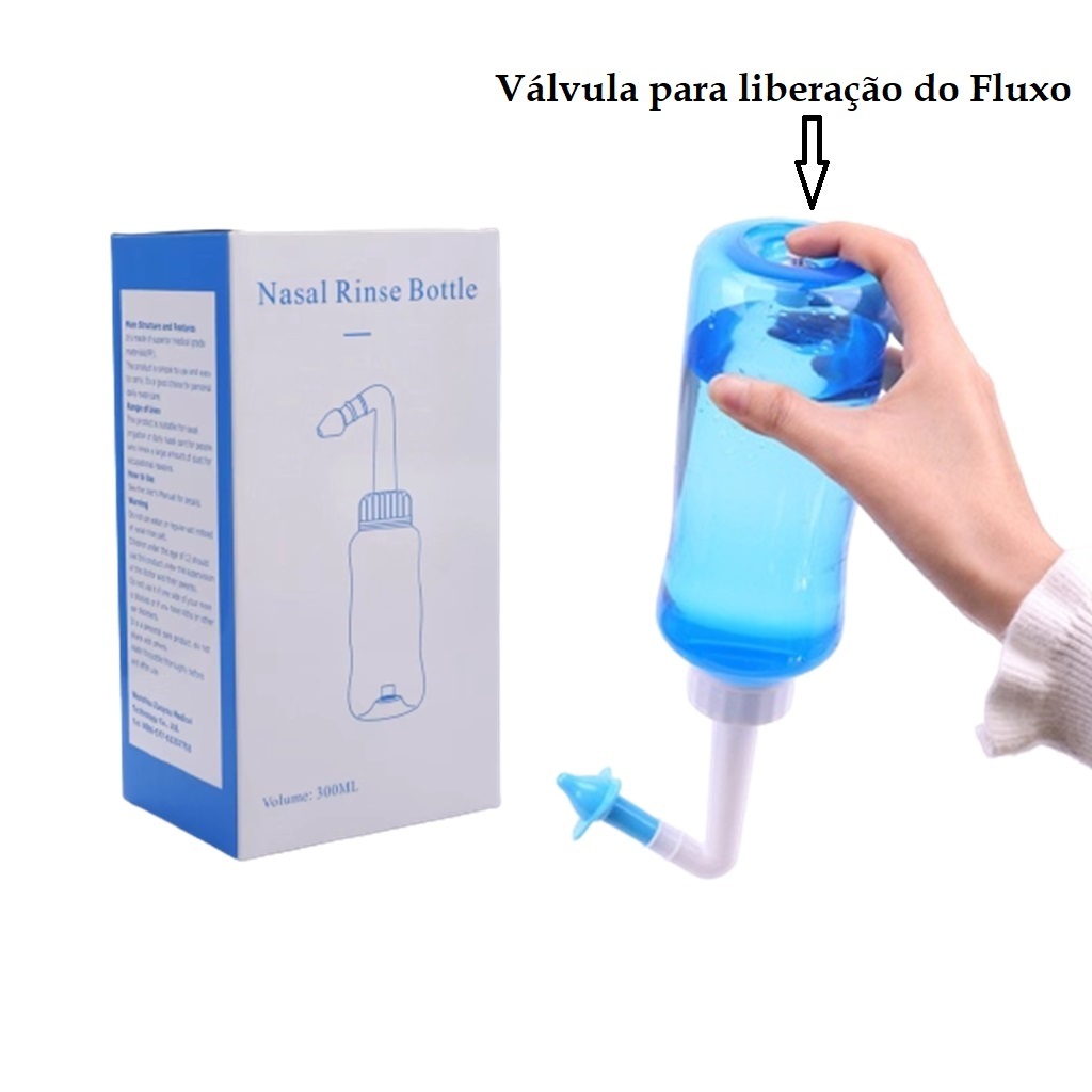 Lavador Higienizador Nasal Rinite Sinusite Coriza Nasal | Shopee Brasil