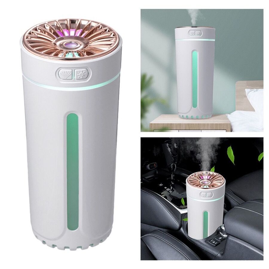 Umidificador De Ar E Aromatizador Usb 300ML Com Led RGB XXJ-0618S ...