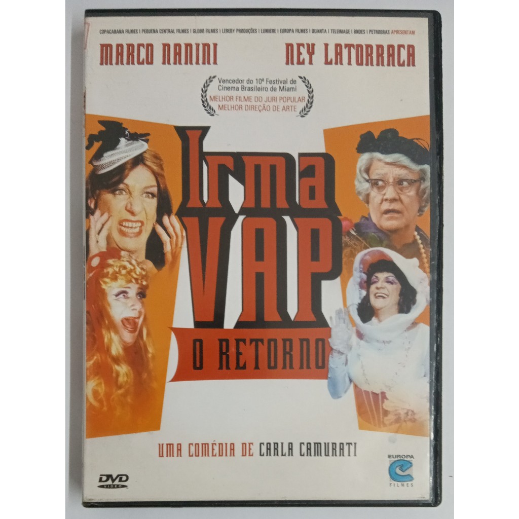 DVD Irma Vap o retorno original comédia cinema nacional Ney Latorraca ...