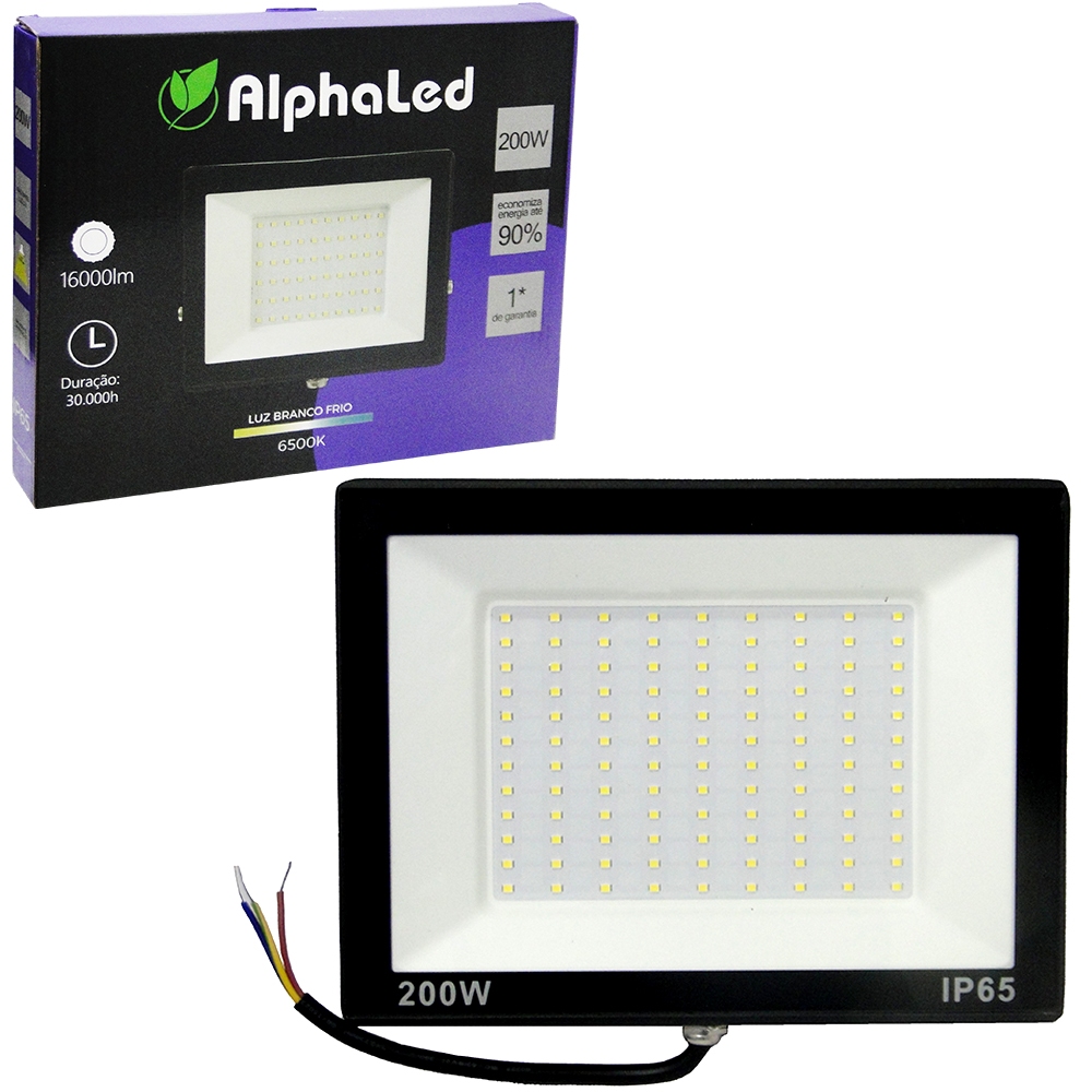 Refletor led 6500 cor fria bivolt lux now | Shopee Brasil