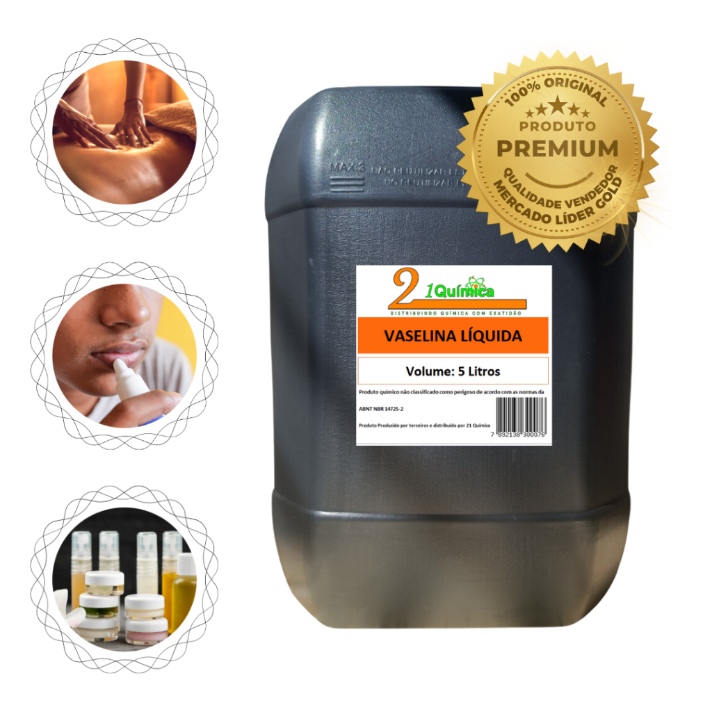 Vaselina Líquida USP Pura Incolor Sem Cheiro 20 Litros Bombona - Envio ...