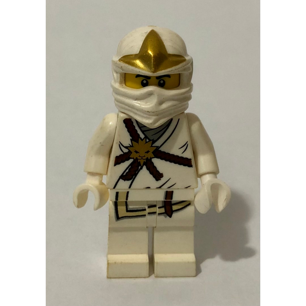 Minifigura Original Lego Ninjago The Golden Weapons Zane ZX NJO001 ...